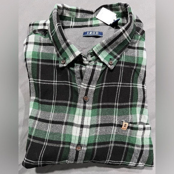Izod | Shirts | Mens Plaid Flannel Izod | Poshmark